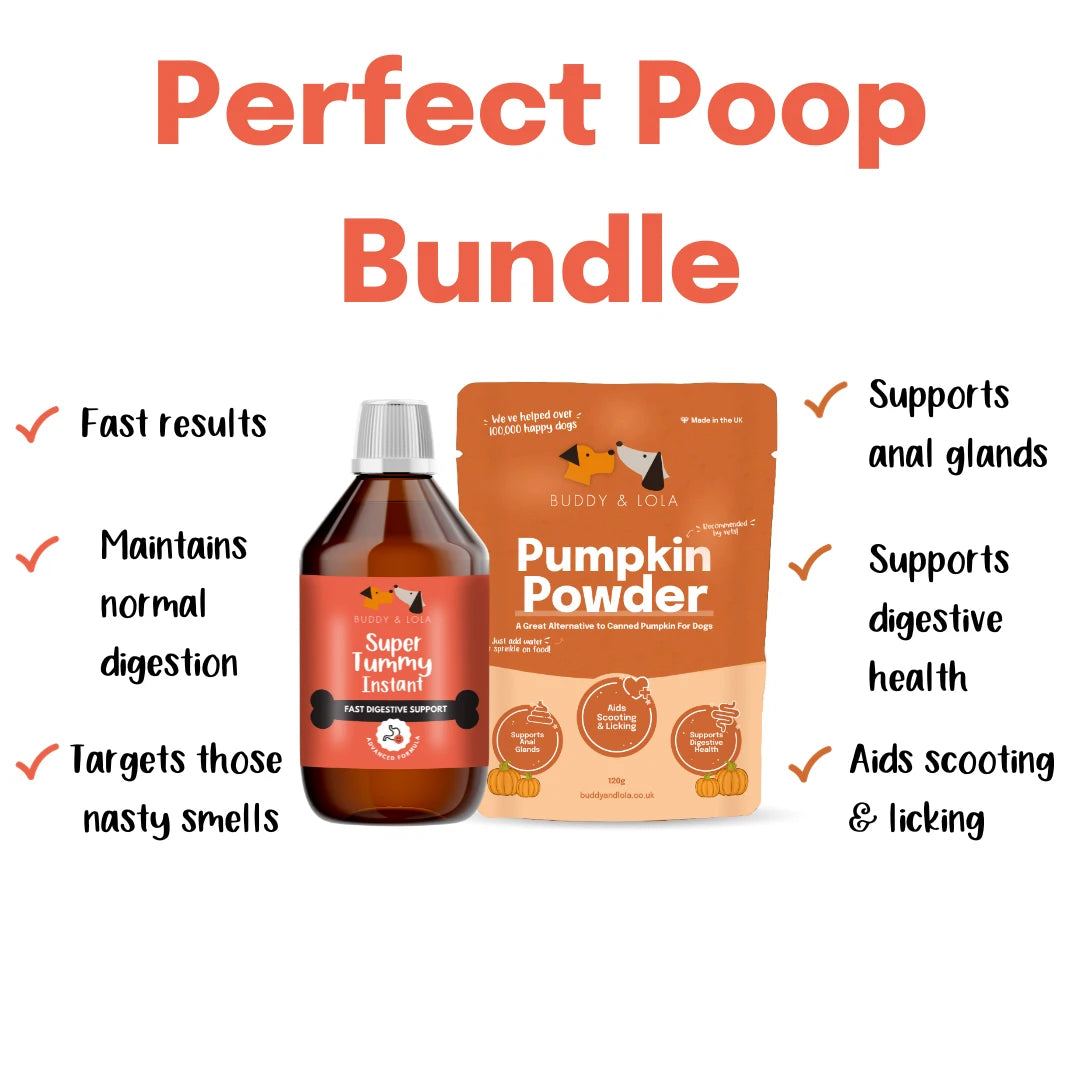 Perfect Poop Bundle for Dogs | Get Results Fast with Buddy & Lola
